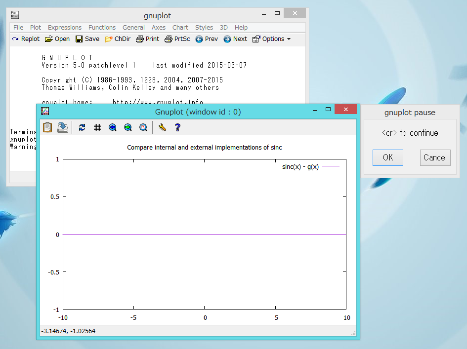 C言語の関数をgnuplotに取り込む（import） - 米澤進吾 ホームページ
